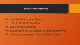 Summer Safety& Dehydration Awareness.pptx