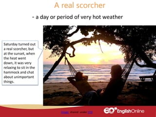 Summer safety idioms | PPTX