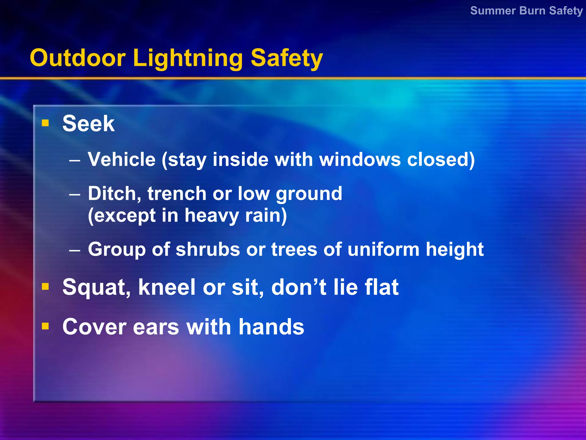 Summer safety powerpoint presentation | PPT