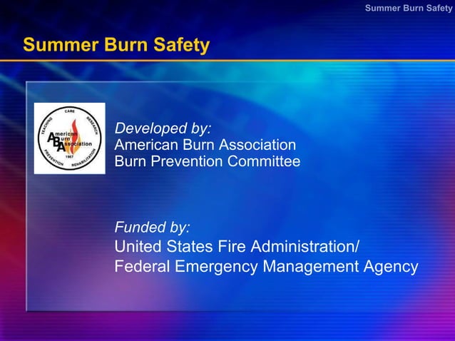 Summer safety powerpoint presentation | PPT | First Aid | Injuries