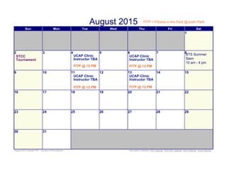 Summer schedule | PDF