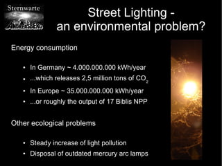 Light Pollution and LED Lighting | PDF