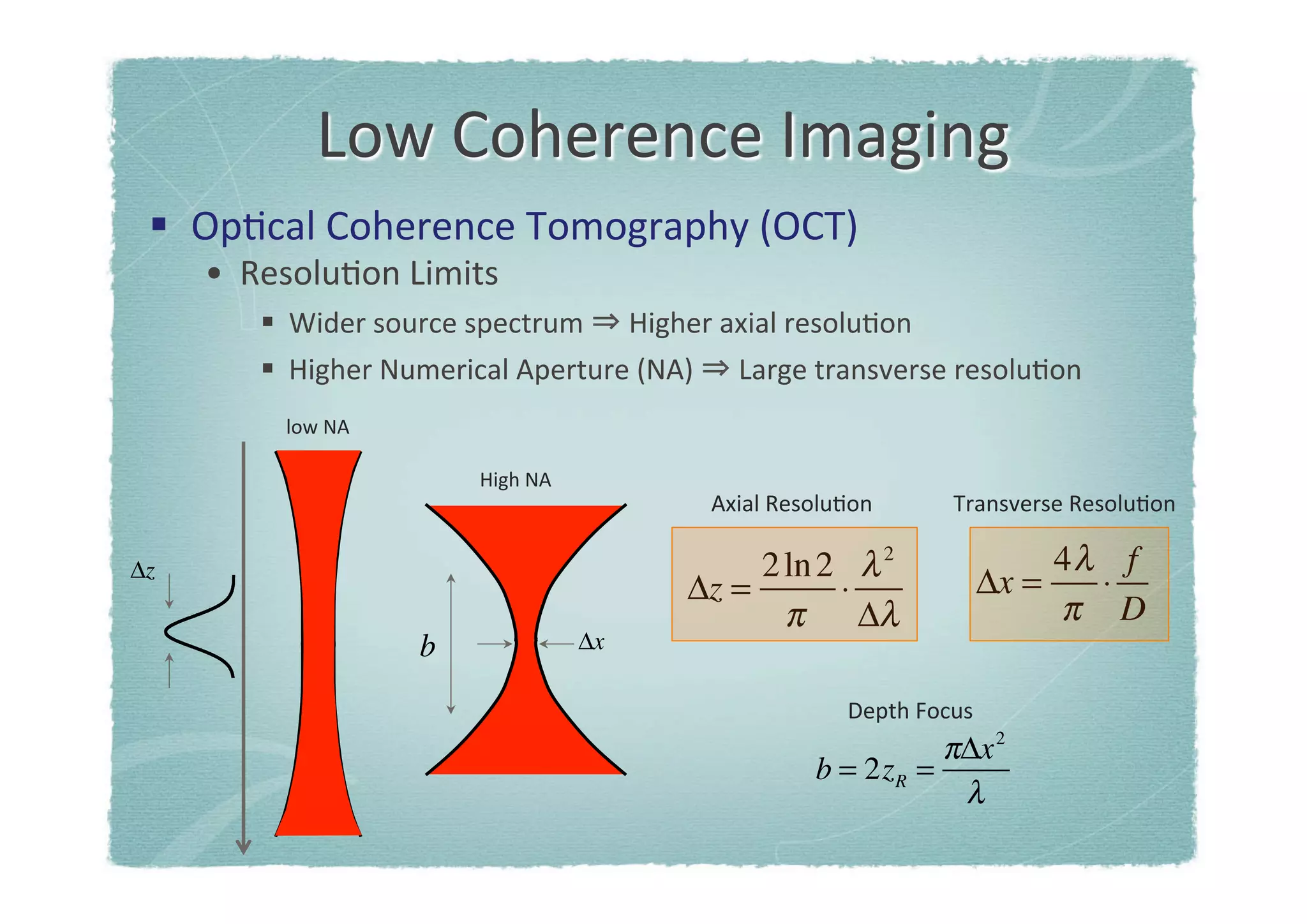 Low Coherence Interferometry: From Sensor Multiplexing to Biomedical Imaging | PDF | Physics ...
