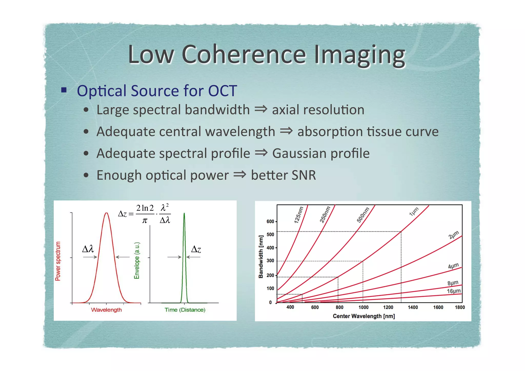 Low Coherence Interferometry: From Sensor Multiplexing to Biomedical Imaging | PDF | Physics ...
