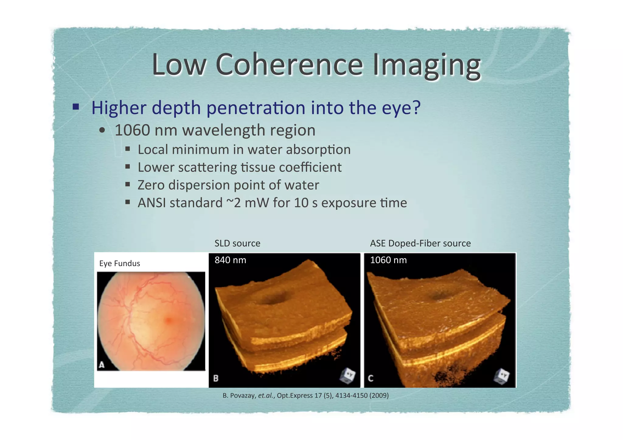 Low Coherence Interferometry: From Sensor Multiplexing to Biomedical Imaging | PDF | Physics ...