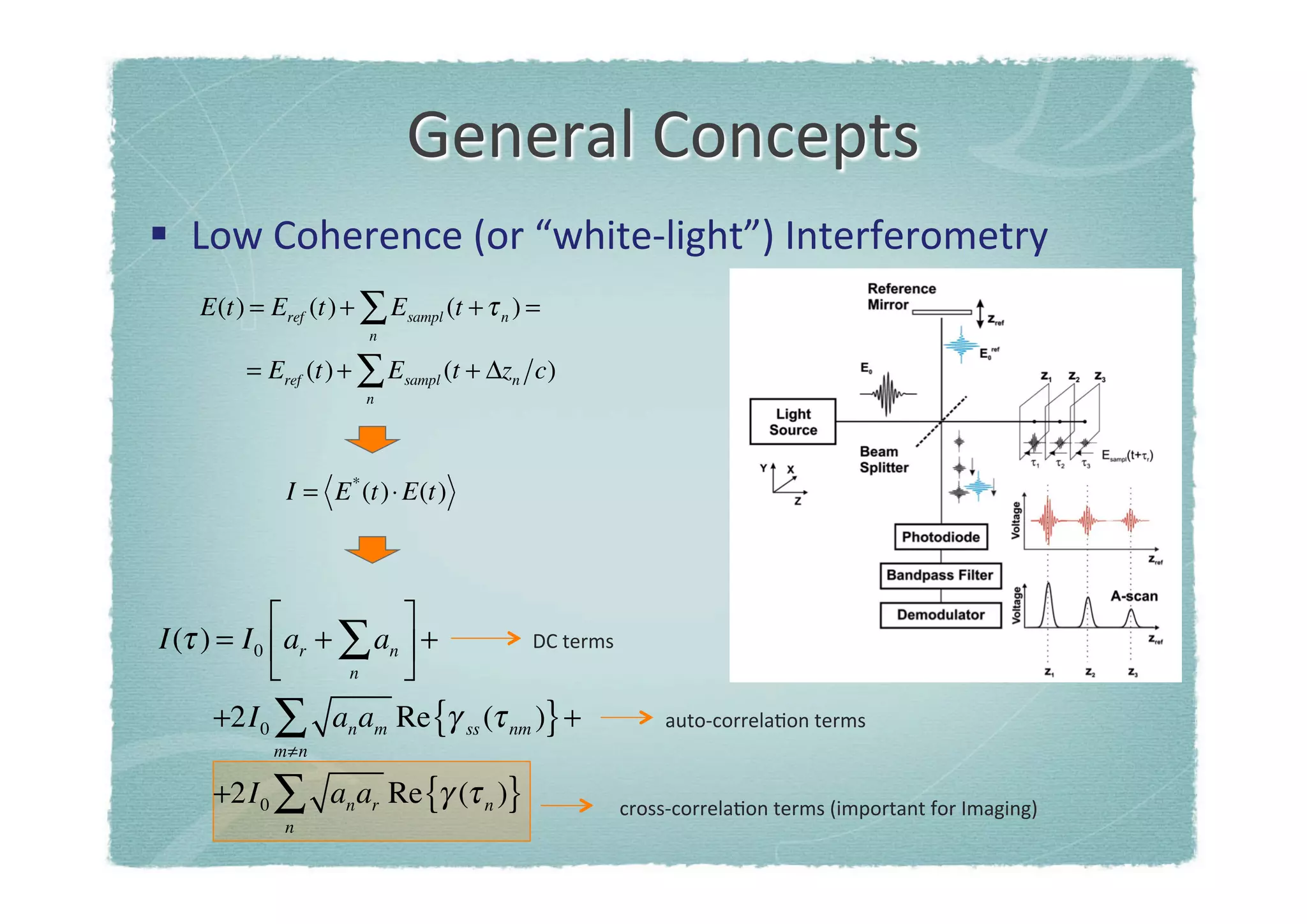 Low Coherence Interferometry: From Sensor Multiplexing to Biomedical Imaging | PDF | Physics ...
