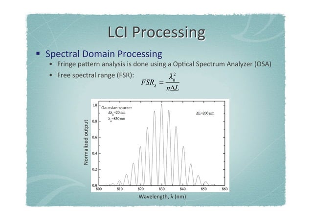 Low Coherence Interferometry: From Sensor Multiplexing to Biomedical Imaging | PDF | Physics ...