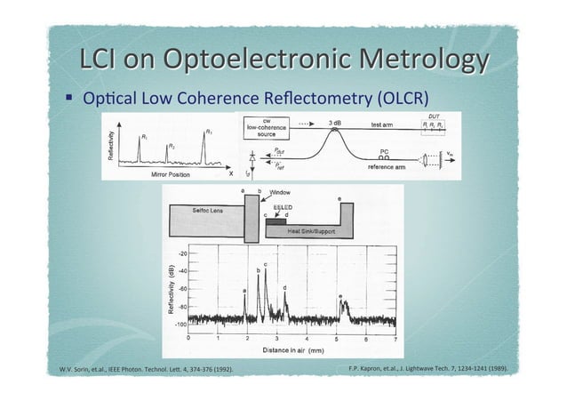 Low Coherence Interferometry: From Sensor Multiplexing to Biomedical ...
