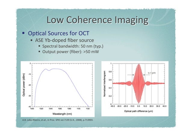 Low Coherence Interferometry: From Sensor Multiplexing to Biomedical Imaging | PDF | Physics ...