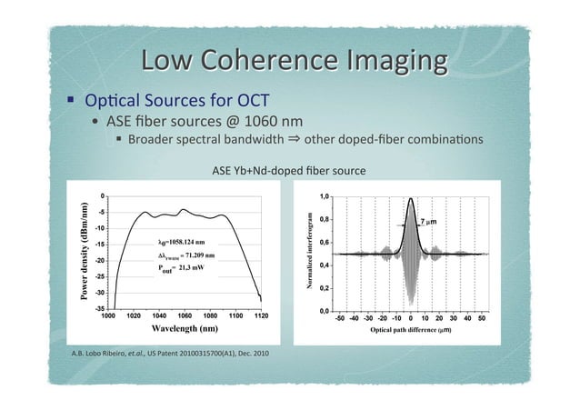 Low Coherence Interferometry: From Sensor Multiplexing to Biomedical Imaging | PDF | Physics ...
