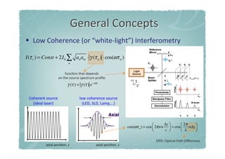 Low Coherence Interferometry: From Sensor Multiplexing to Biomedical Imaging | PDF | Physics ...