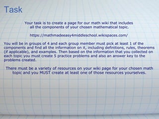 Summer school math_task | PPT