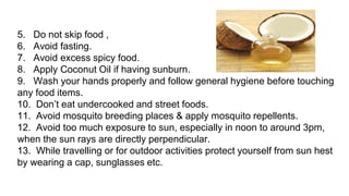 GREESHMA RITUCHARYA (Summer season regimen).pptx