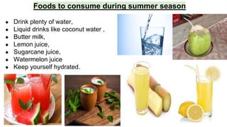 GREESHMA RITUCHARYA (Summer season regimen).pptx