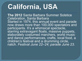 Summer solstice celebrations | PPTX