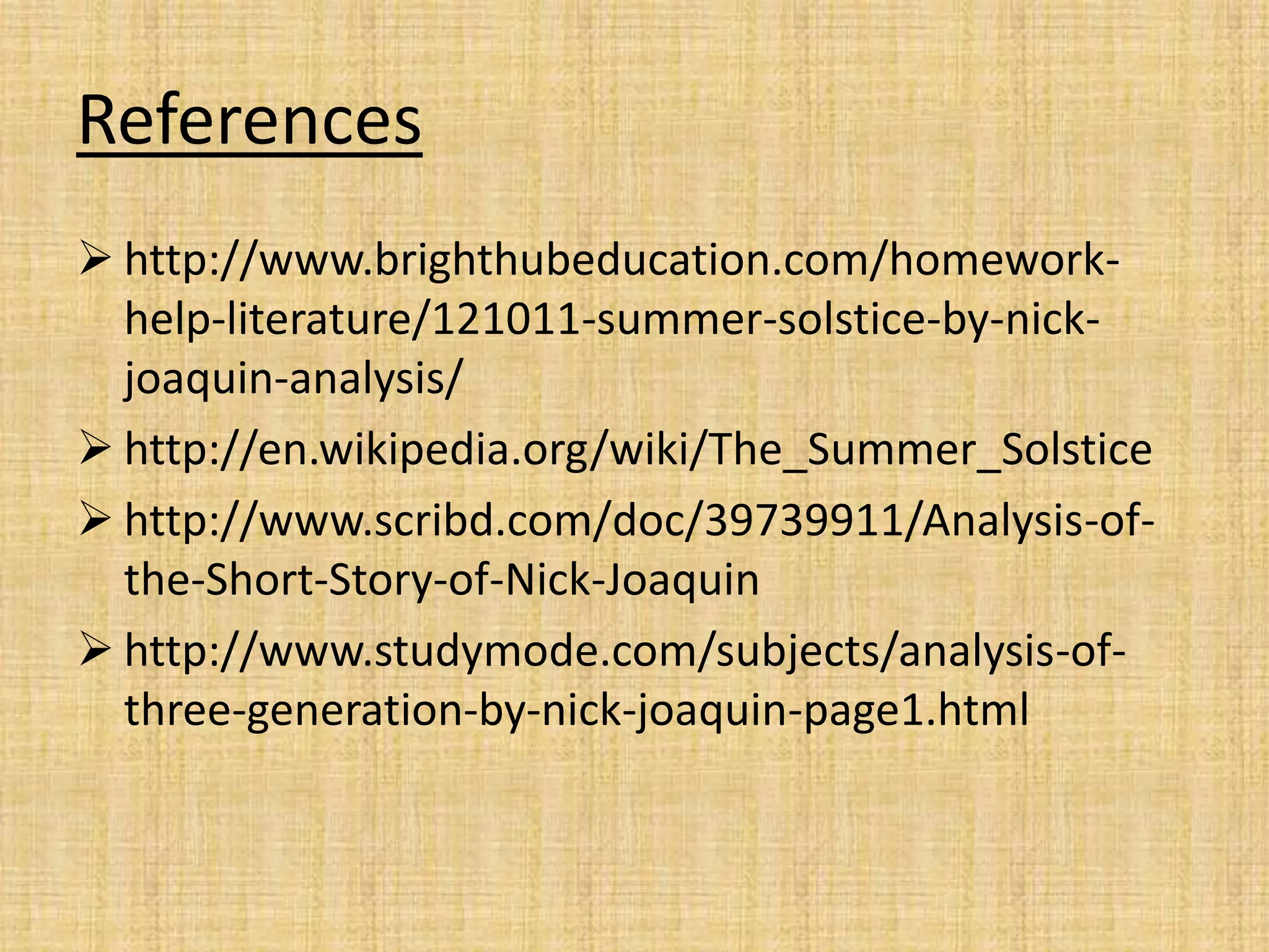 Summer solstice report. | PPTX