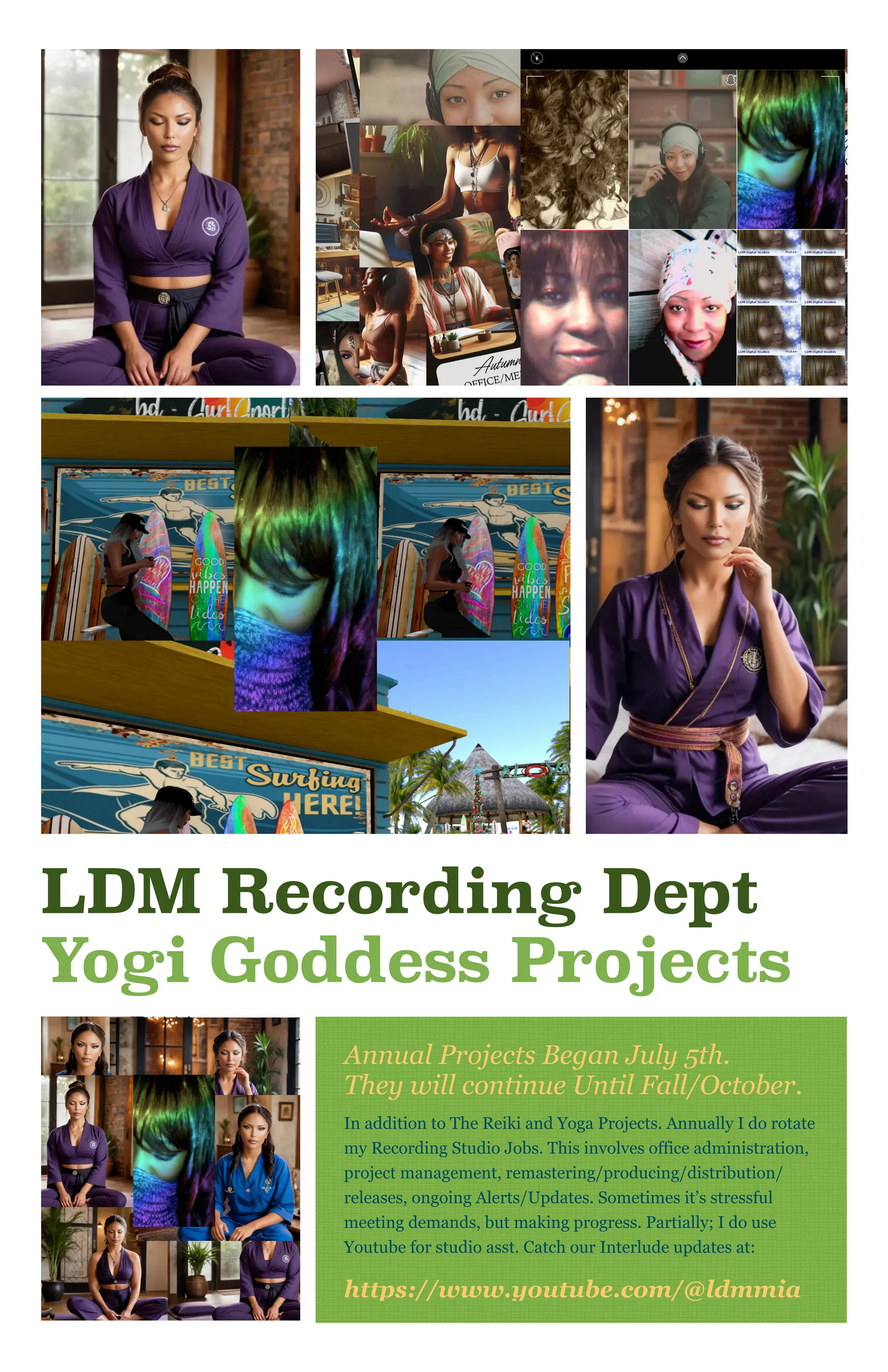LDM Recording for Yogi Goddess Projects Summer 2025 | PDF