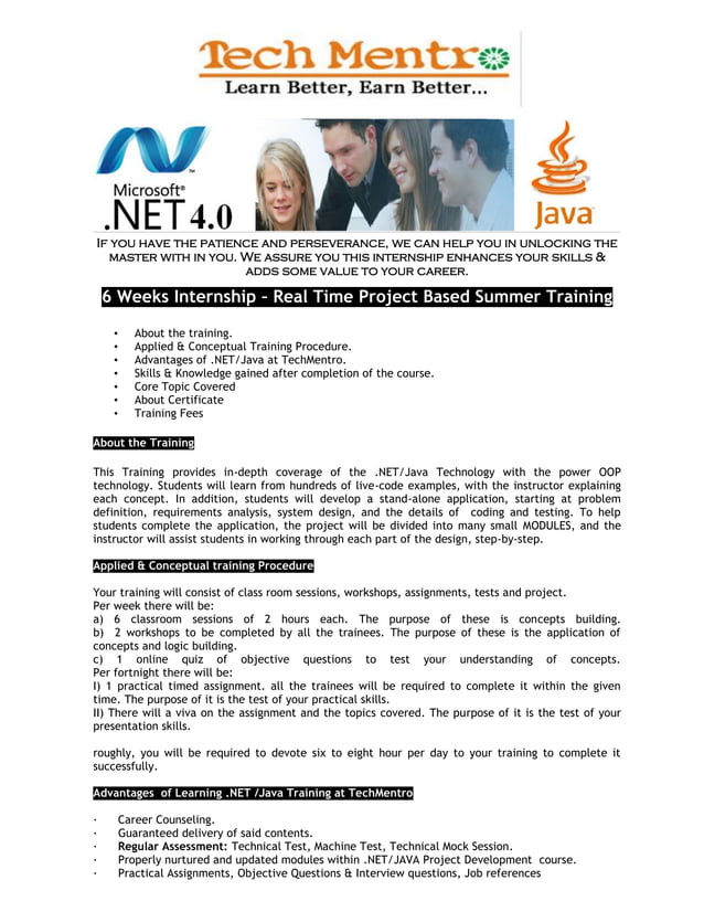 Summer training | PDF