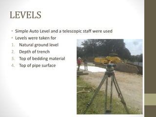 Laying of Sewer Line | PPTX