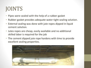 Laying of Sewer Line | PPTX