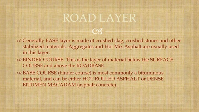 BITUMINOUS ROAD PPT | PPTX