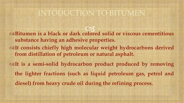 BITUMINOUS ROAD PPT | PPTX