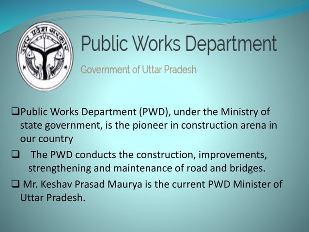 SUMMER TRAINING FROM PWD | PPTX | Civil Engineering Industry | Industries