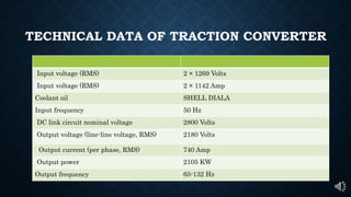 "Operational and Technical Overview of Electric Locomotives at the ...