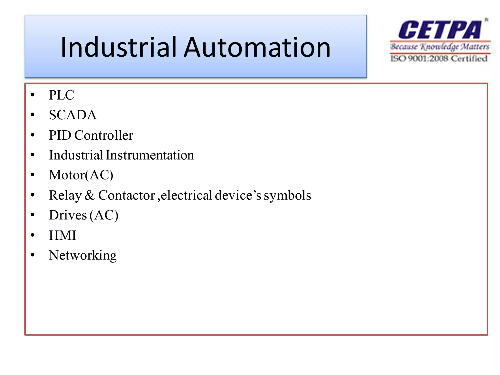 Summer training plc & scada | PDF | Robotics | Technology & Computing