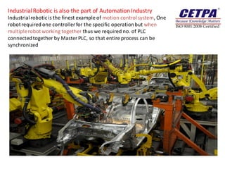 Summer training plc & scada | PDF | Robotics | Technology & Computing