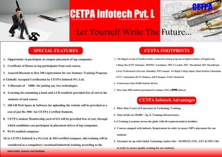 6 weeks training for B-tech students | PPT