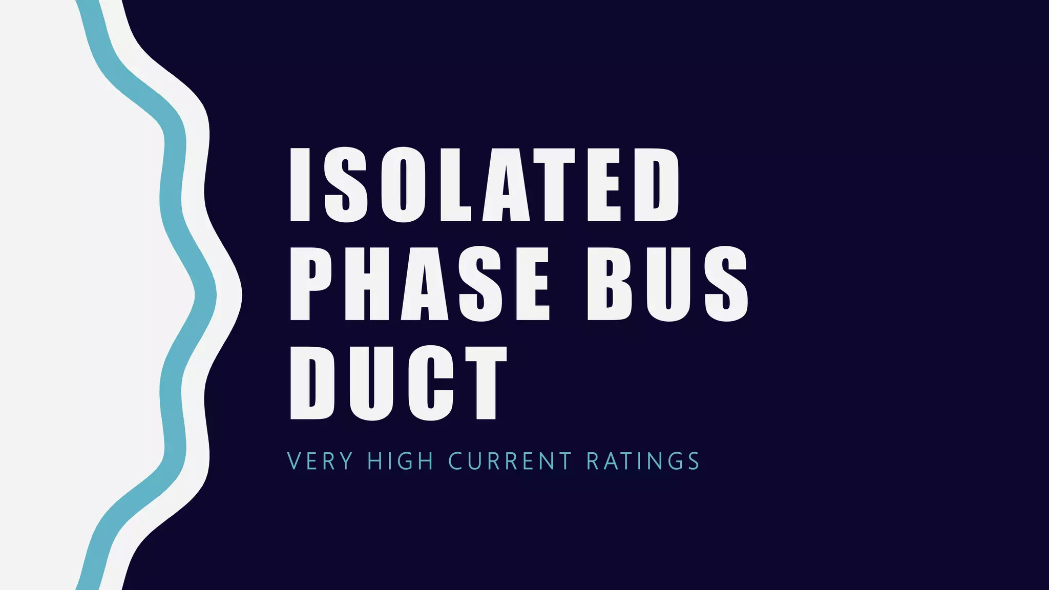 Bus Ducts or Hollow conductors | PPTX