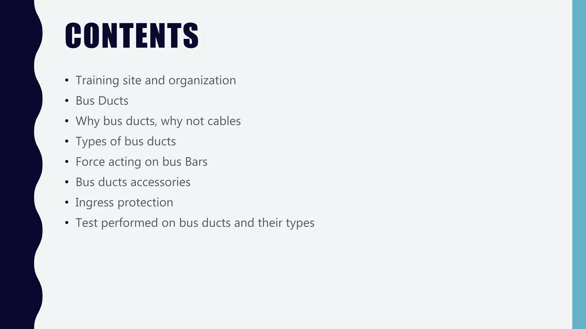Bus Ducts or Hollow conductors | PPTX