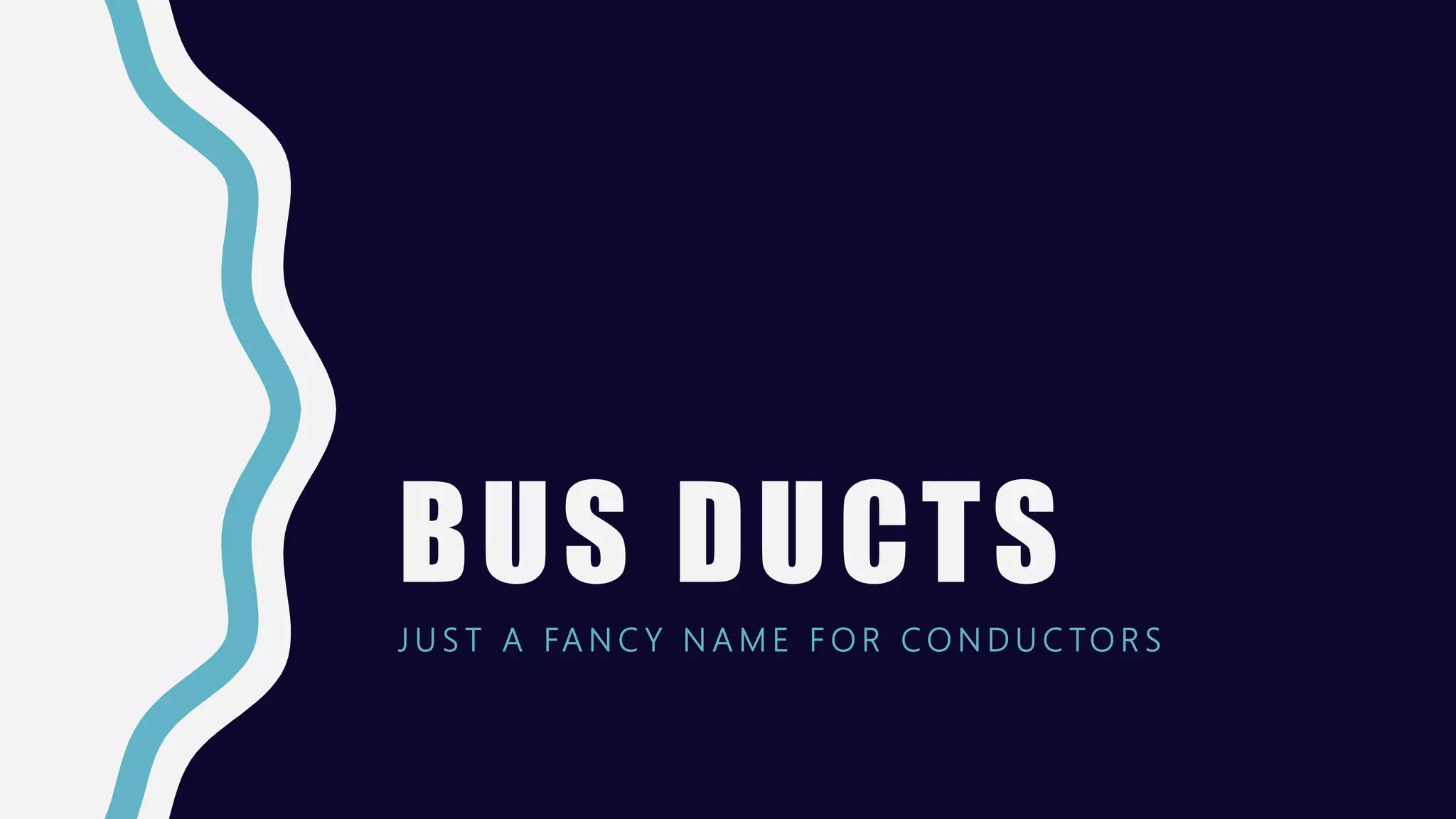 Bus Ducts or Hollow conductors | PPTX
