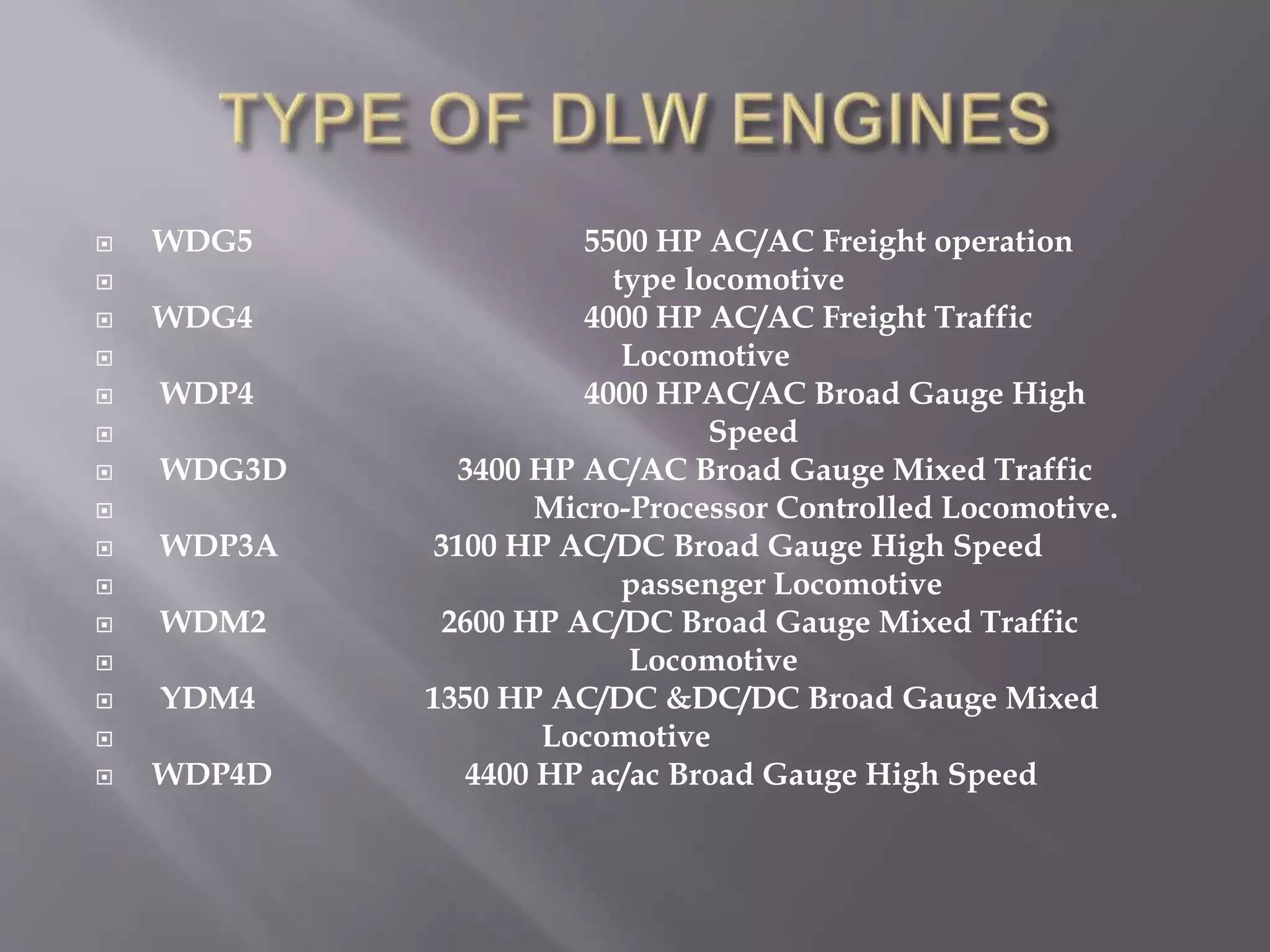 Summer training at dlw varanasi | PPTX | Rail Travel | Travel Type