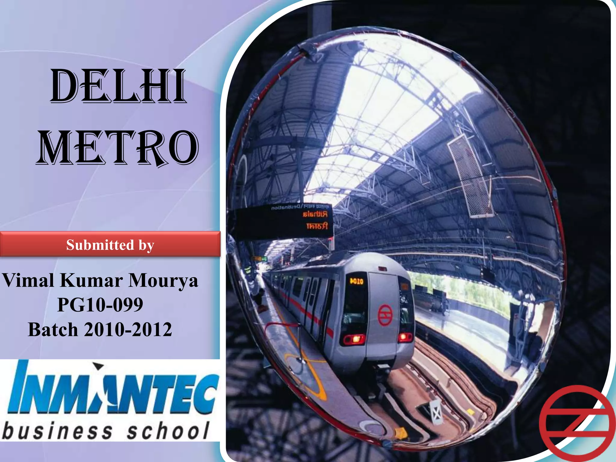 Summer training DMRC ppt | PPTX