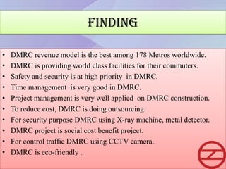 Summer training DMRC ppt | PPTX