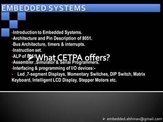 Summer training embedded system | PPT