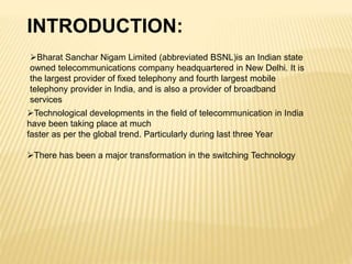 bsnl (3) | PPTX | Computer Networking | Computing
