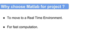 Summer training on matlab | PPTX