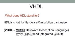 microstrip antennae design & vhdl ppt | PPTX | Technology & Computing