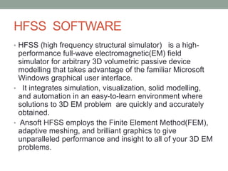 microstrip antennae design & vhdl ppt | PPTX | Technology & Computing