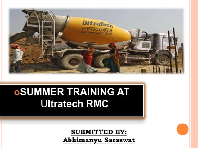 RMC Plant and its components, Testing and Design Mix | PPTX | Civil ...