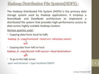 Big Data Summer training presentation | PPT