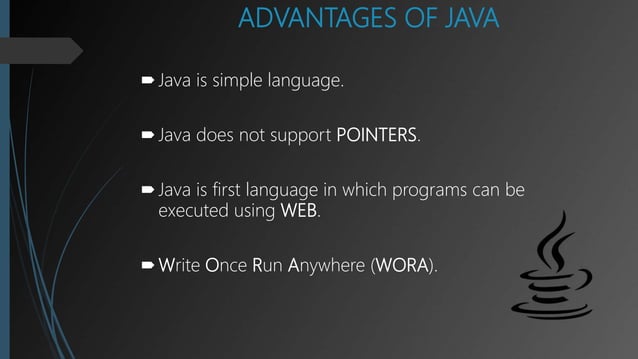 Summer training presentation on "CORE JAVA". | PPTX | Programming Languages | Computing