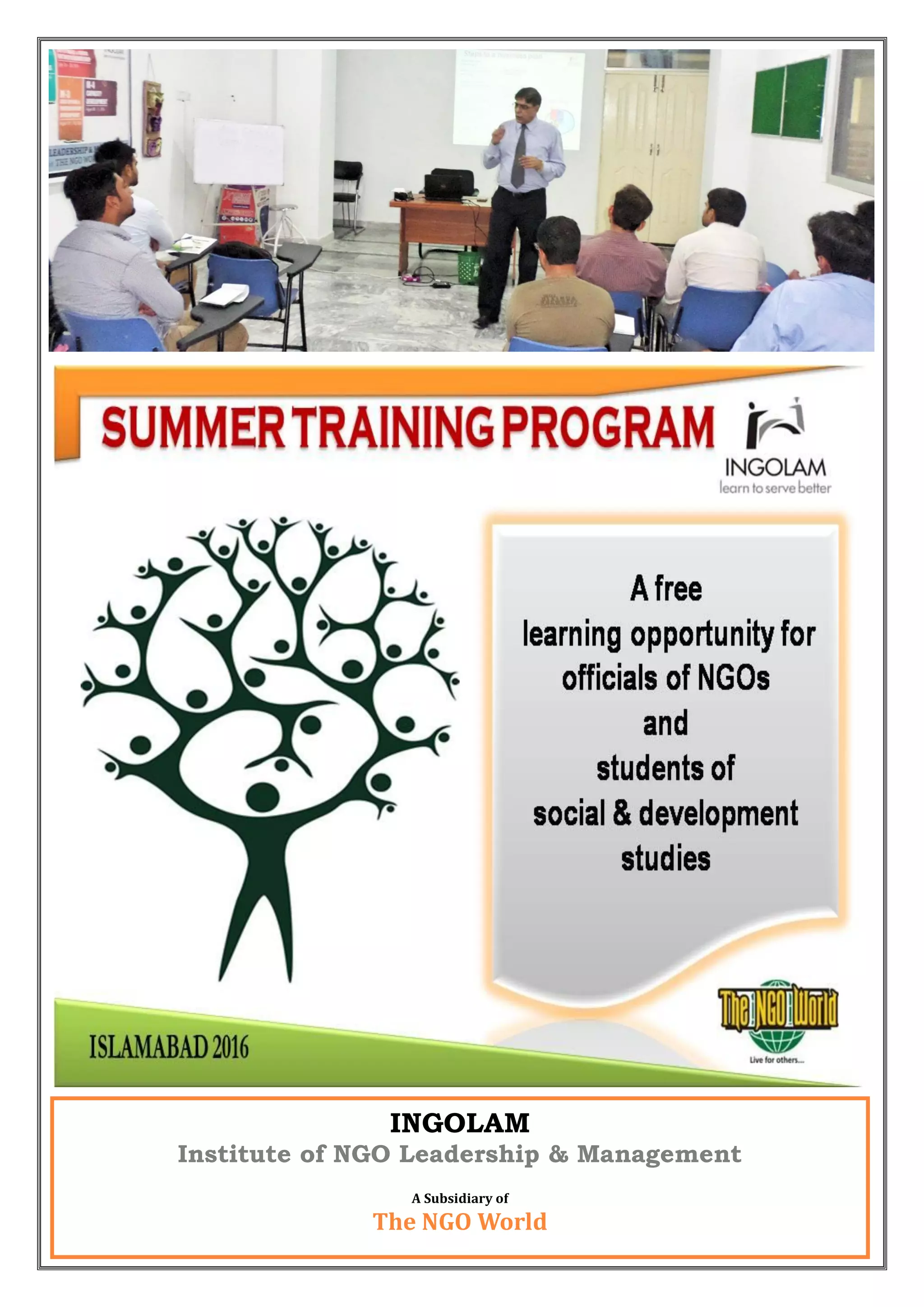 Summer Training Program 2016 - Report | PDF
