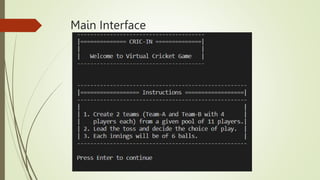 Summer Training Project.pptx | Programming Languages | Computing