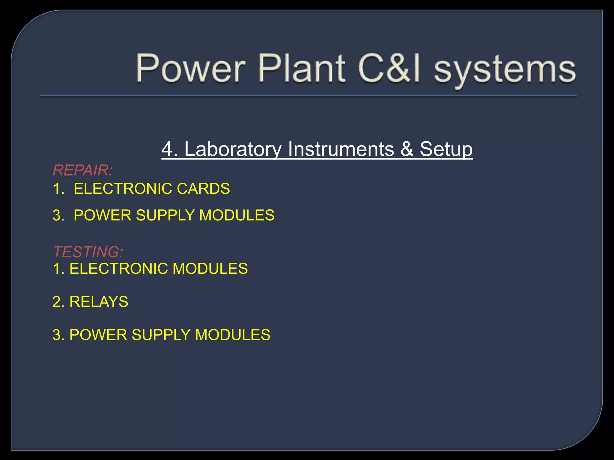 ROLE OF CONTROL AND INSTRUMENTATION IN THERMAL POWER PLANT | PPTX