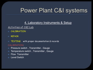 ROLE OF CONTROL AND INSTRUMENTATION IN THERMAL POWER PLANT | PPTX