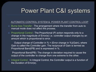 ROLE OF CONTROL AND INSTRUMENTATION IN THERMAL POWER PLANT | PPTX